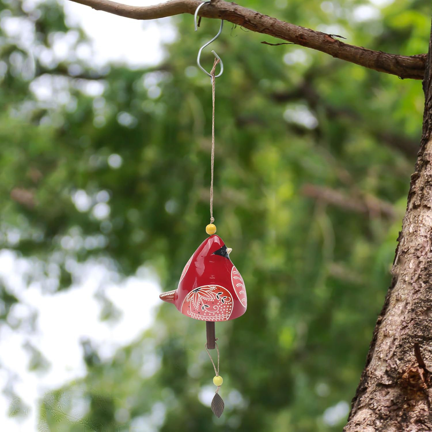 Dakota Fields Cute Ceramic Wind Chimes For Outside | Wayfair