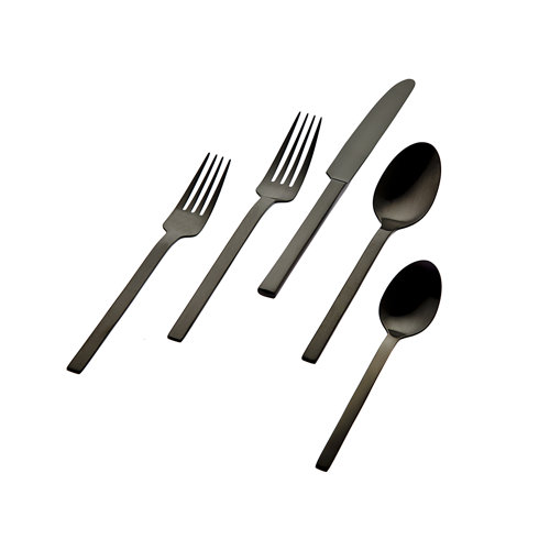 Black Flatware Sets & Black Silverware | From $30 Until 11/20 | Wayfair
