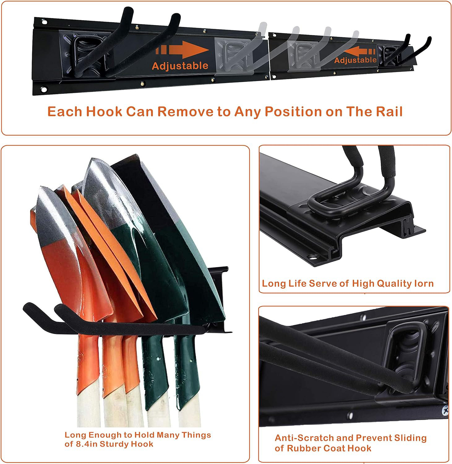 Arlmont & Co. Kreider Garden Tool Hanger Rack - Wayfair Canada