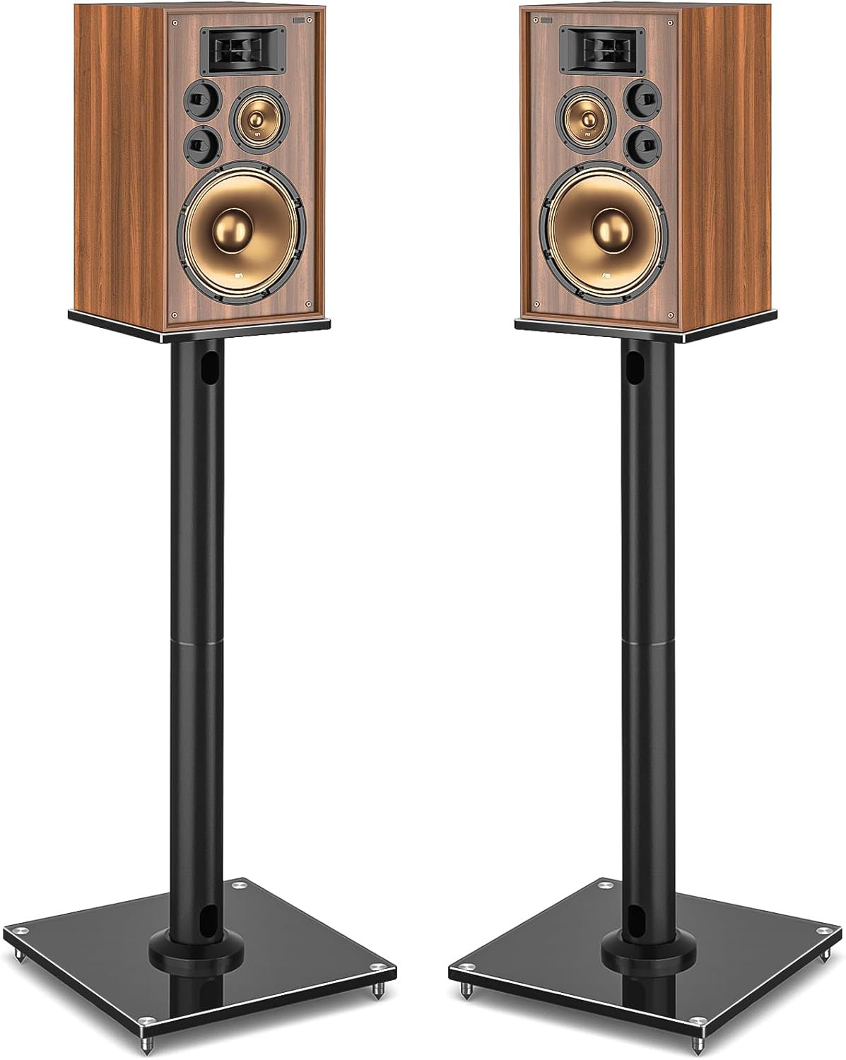 Symple Stuff Universal Floor Speaker Stands, Bookshelf Speaker Stands ...