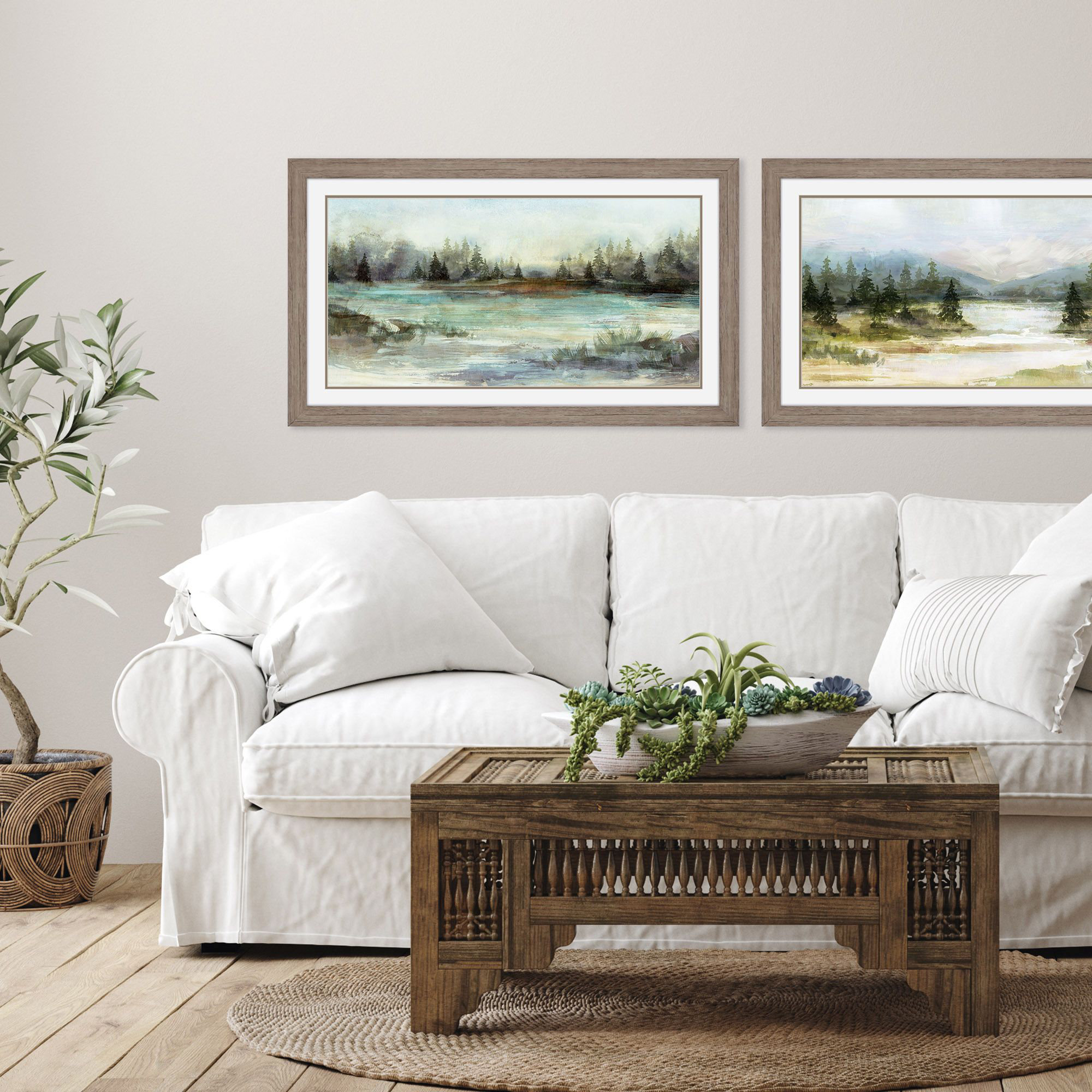 Red Barrel Studio® " River View I " by Blue | Wayfair