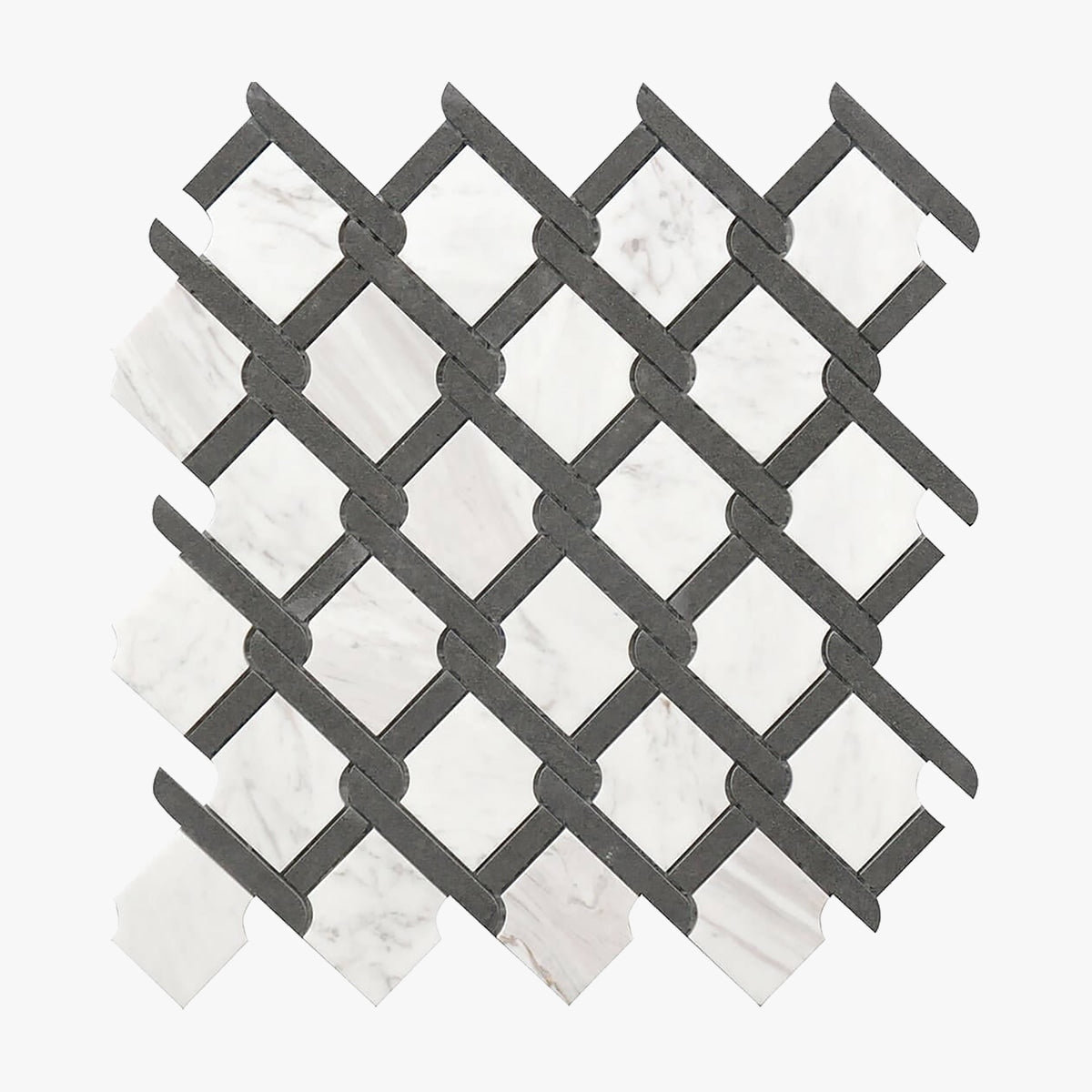 Direct Stone Source Rockart 12'' W x 12'' L Marble Singular Tile | Wayfair