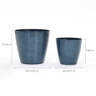 Ebern Designs Amiin 2-Piece Tapered Round HDPE Plastic Pot Planter Set ...