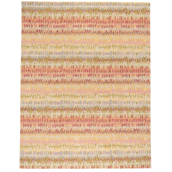 Paint Chip Pastel Hand Micro Hooked Wool Rug & Reviews | Birch Lane