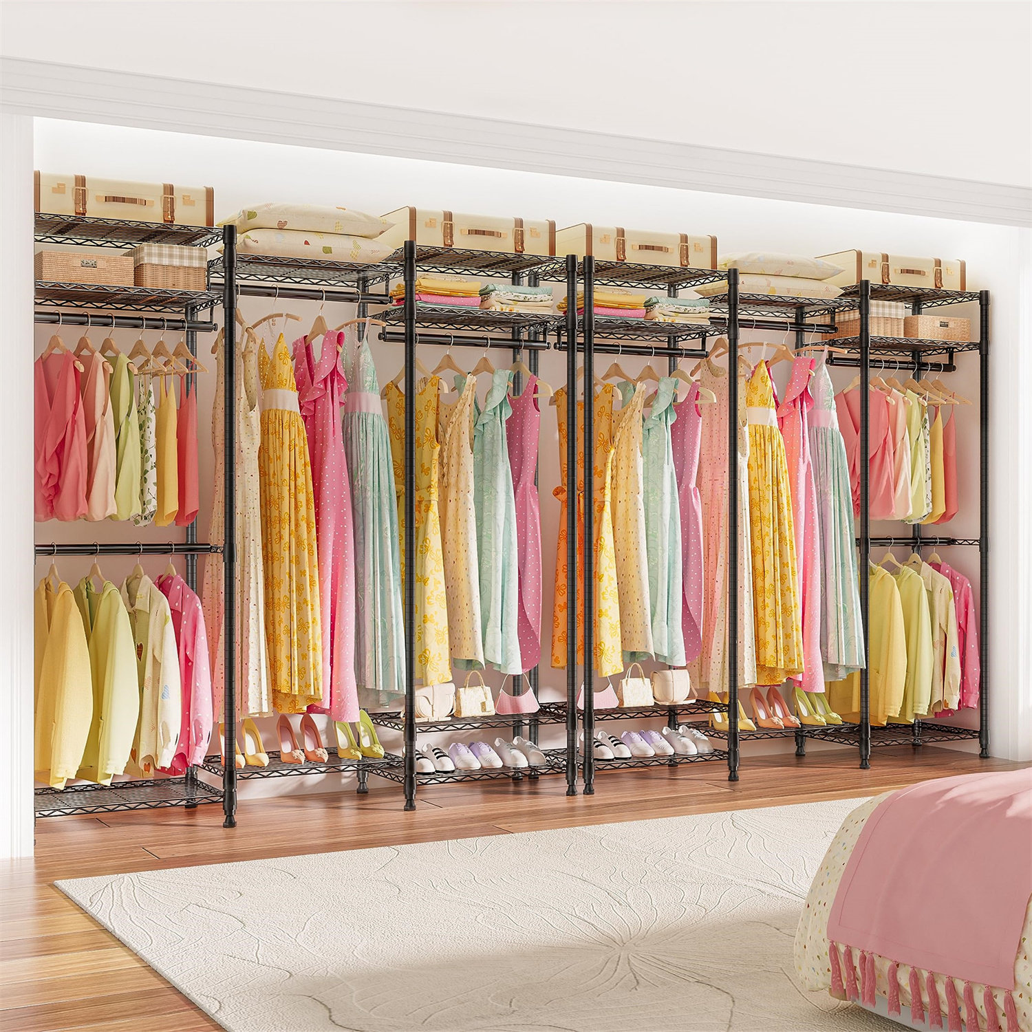 Wendes Kem Metal Clothes Rack | Wayfair