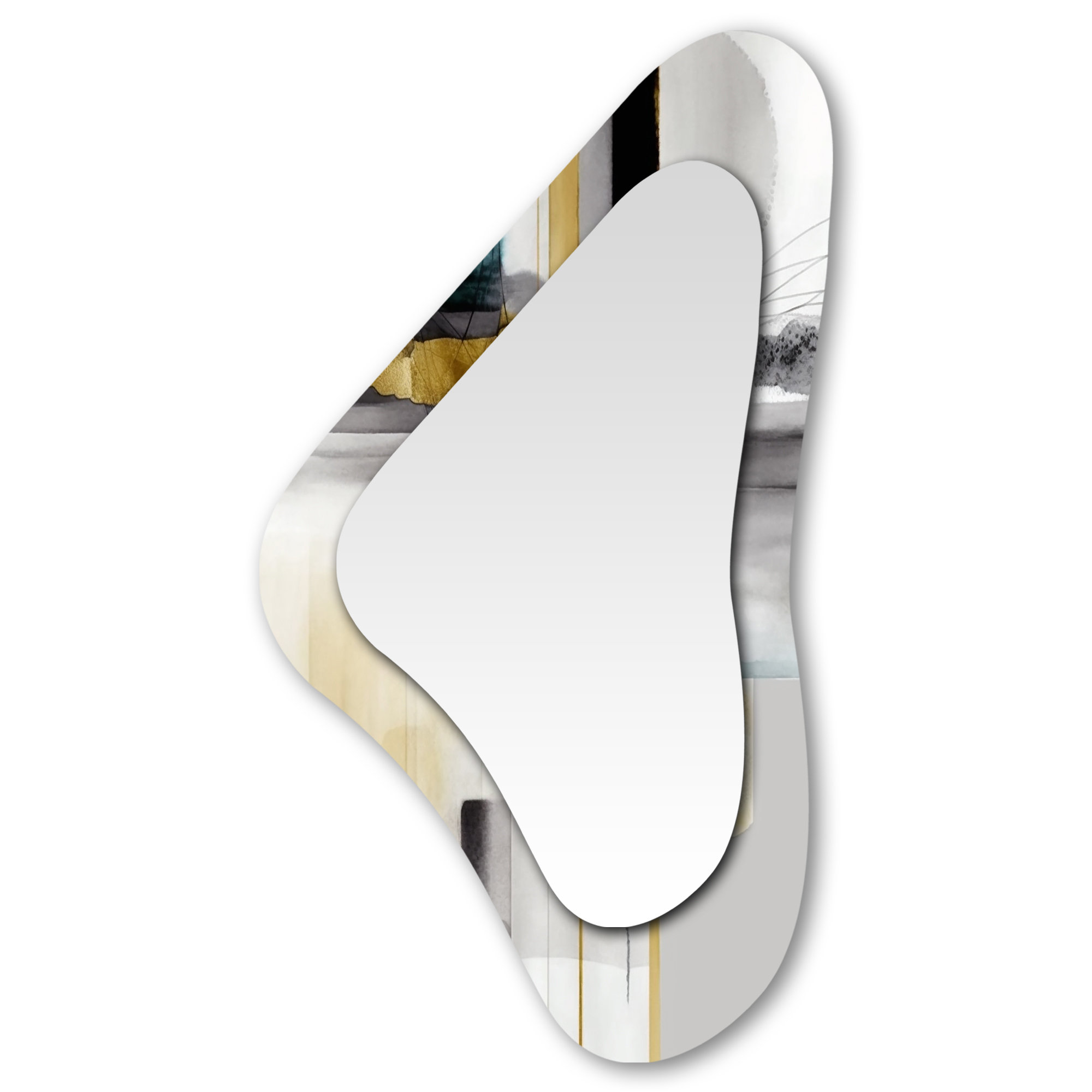 Ivy Bronx Abstract Transitional Shapes Black IV - Abstract Shapes 3D ...