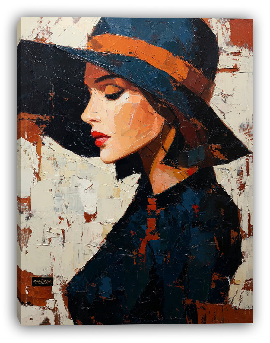 Mercer41 Midnight Muse Wrapped Canvas Wall Art | Wayfair