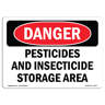 SignMission Pesticides and Insecticide Storage Area Danger Sign | Wayfair