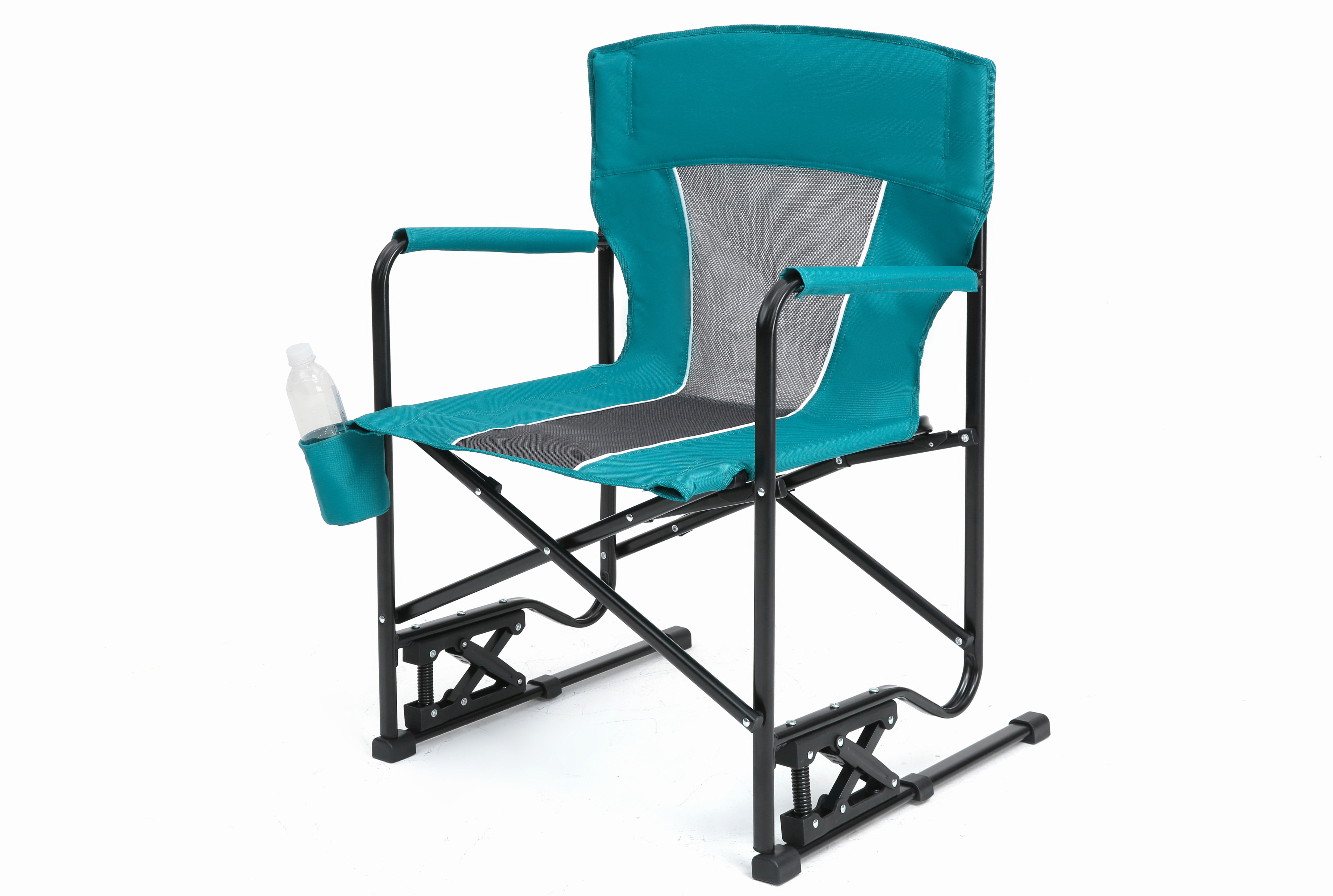 Latitude Run® Outdoor Freestyle Rocker Camping Chair Portable Folding ...