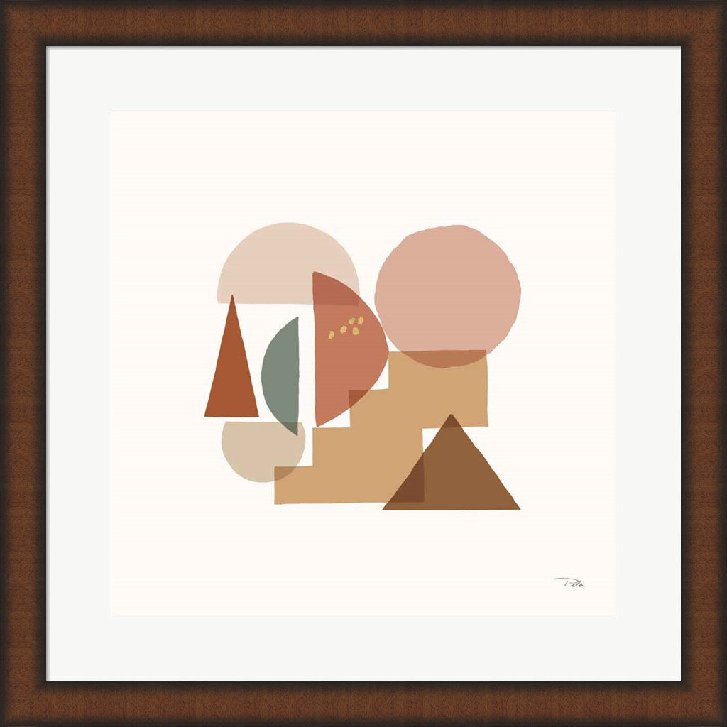 George Oliver Geo Metrical II by Pela - Picture Frame Graphic Art | Wayfair