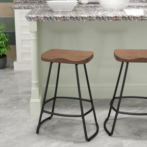 Steelside™ Abreu Swivel Bar & Counter Stool & Reviews | Wayfair