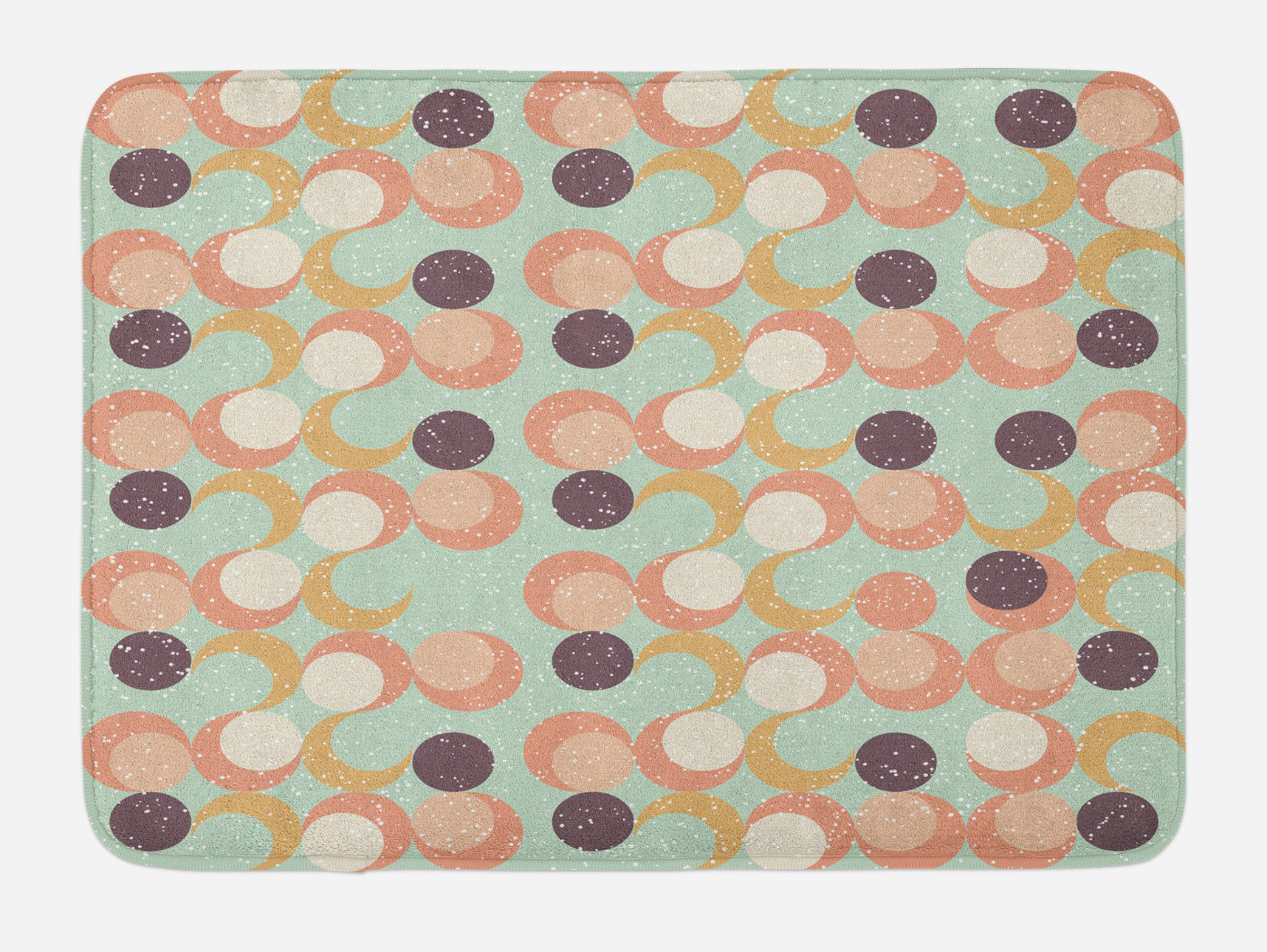 East Urban Home Maisah Abstract Bath Mat | Wayfair
