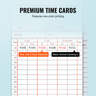 VEVOR Time Cards 6 Columns Two-Sided Monthly Timesheets | Wayfair