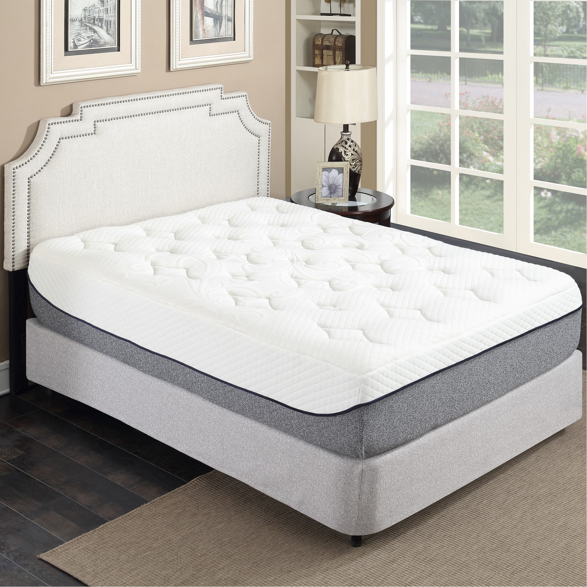Latitude Run® Ultra Plush 13 In. Medium Gel Memory Foam Mattress For ...
