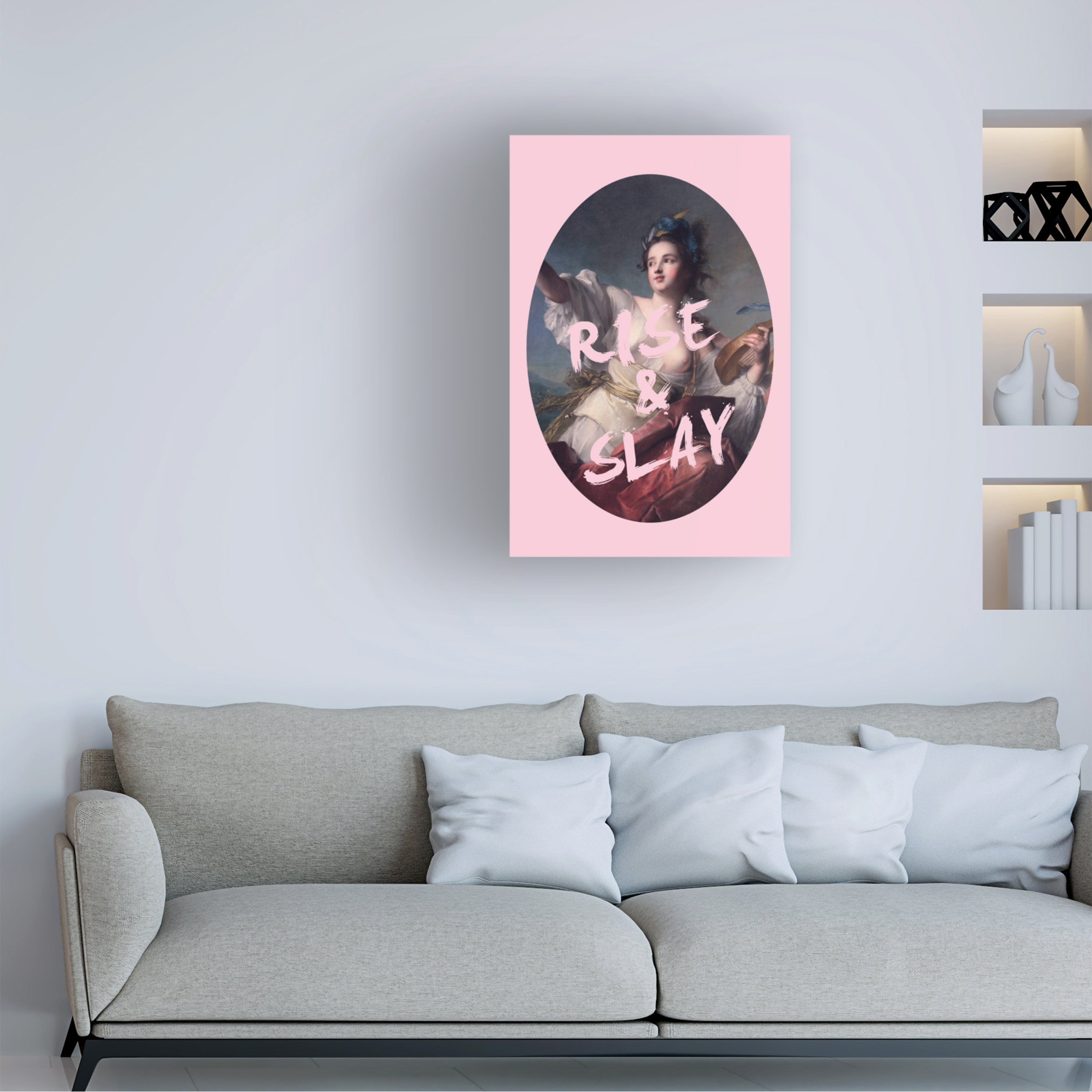 Trademark Fine Art Grace Digital Art Slay Ratioiso Canvas Art | Wayfair