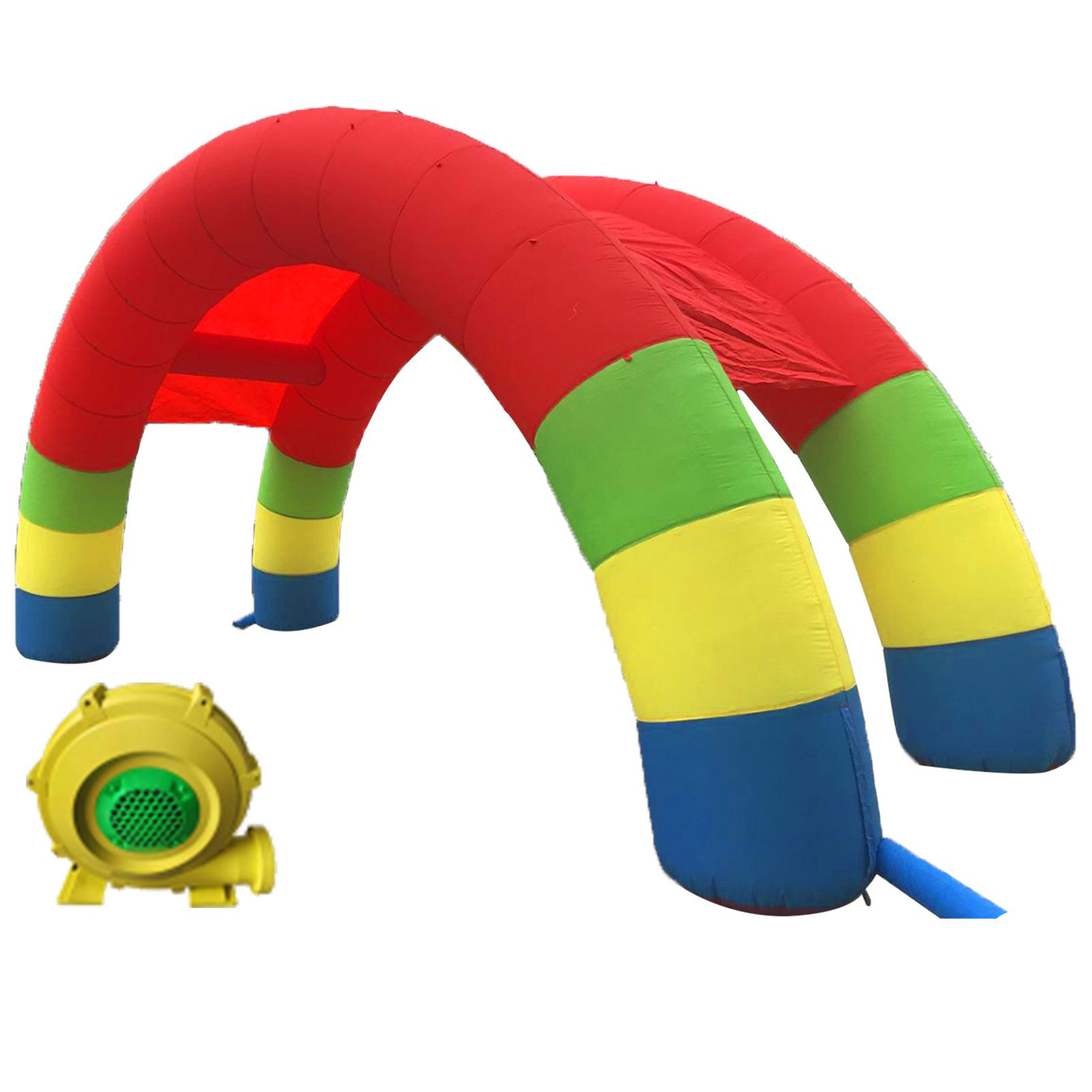 Arlmont & Co. Twin Arches, 26ft X 13ft Inflatable Rainbow Arch | Wayfair