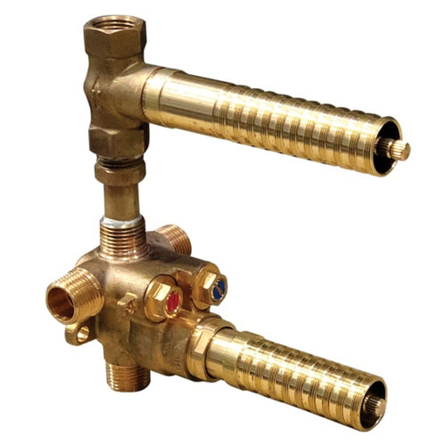 Rohl Universal 1/2" Thermostatic Rough-in Valve with Integrated Volume ...