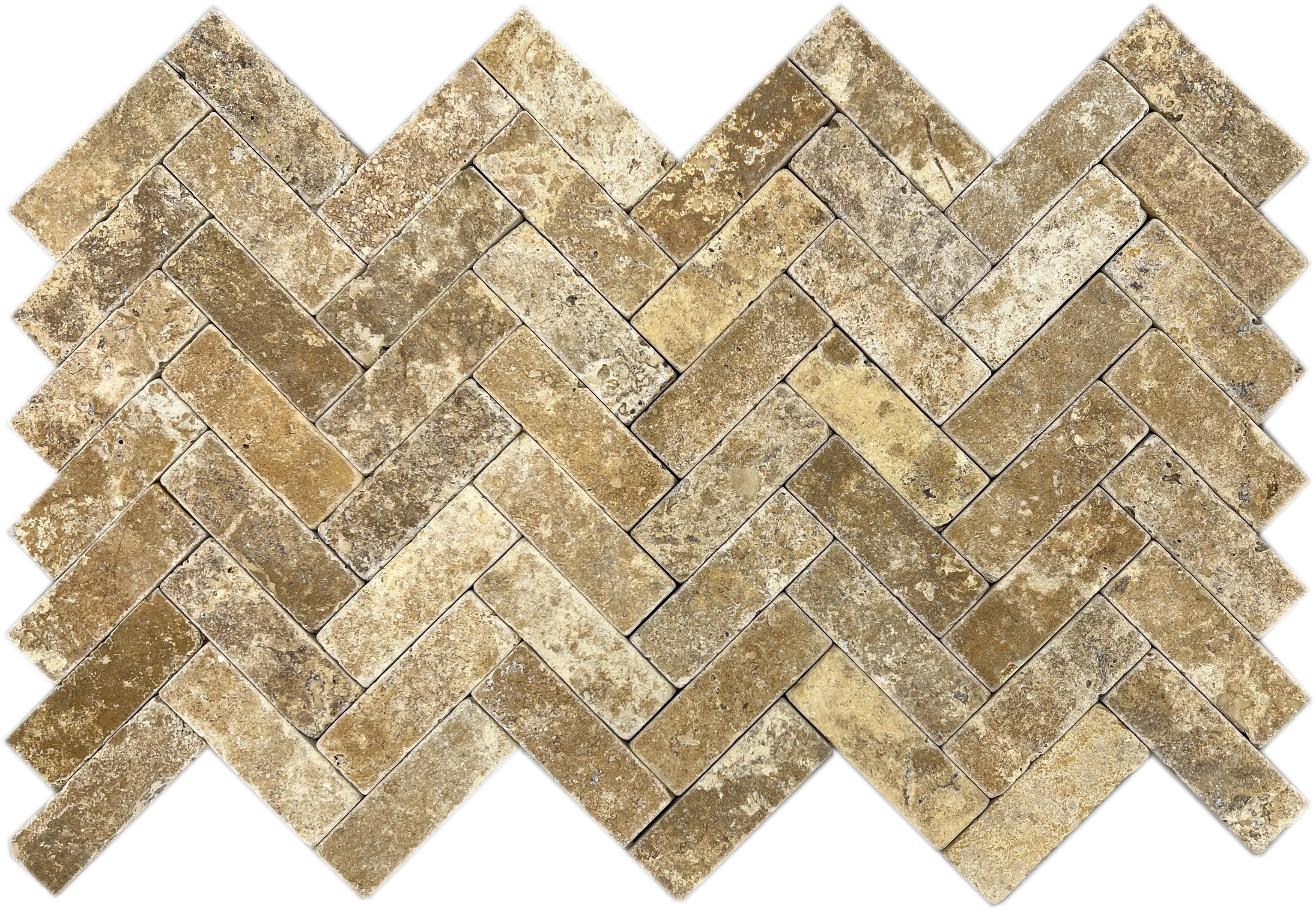 SB TILE AND STONE 1" x 3" Natural Stone Mosaic Floor Tile | Perigold