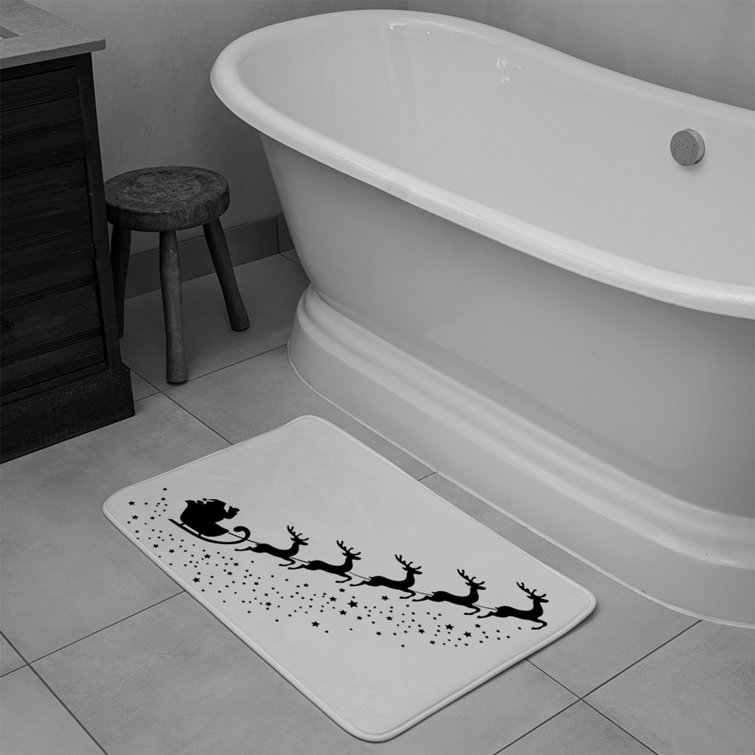 The Seasonal Aisle Zephyr Rectangle Non-Slip Bath Mat | Wayfair.co.uk