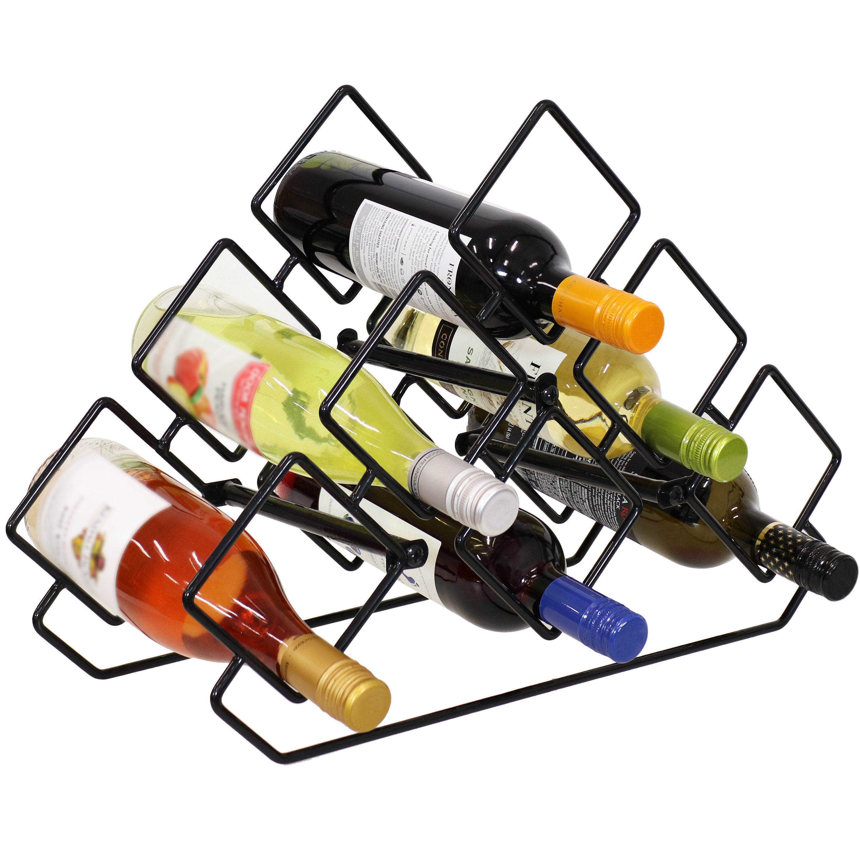 Ebern Designs Lakreisha 6 Bottle Tabletop Wine Bottle Rack | Wayfair