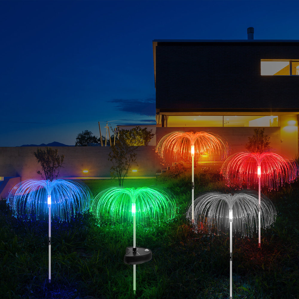 Haitral Blue/Green/Orange Low Voltage Solar Powered Integrated LED ...