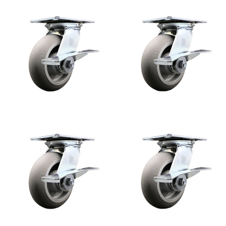 Service Caster Heavy Duty Thermoplastic Casters | Wayfair