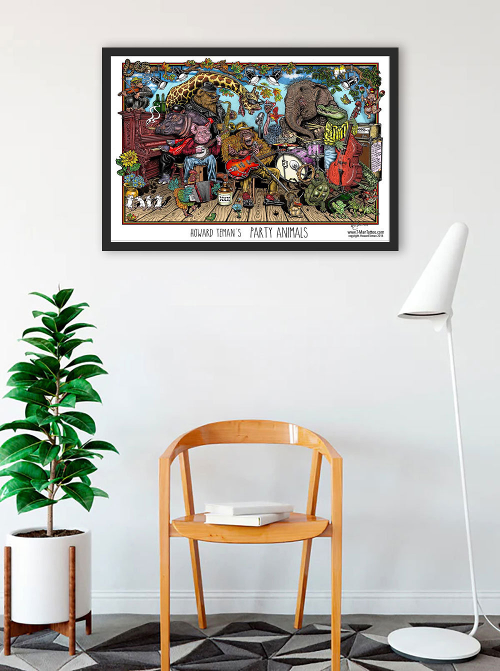 Trinx " Party Animals By Howard Teman " by Howard Teman - Wayfair Canada