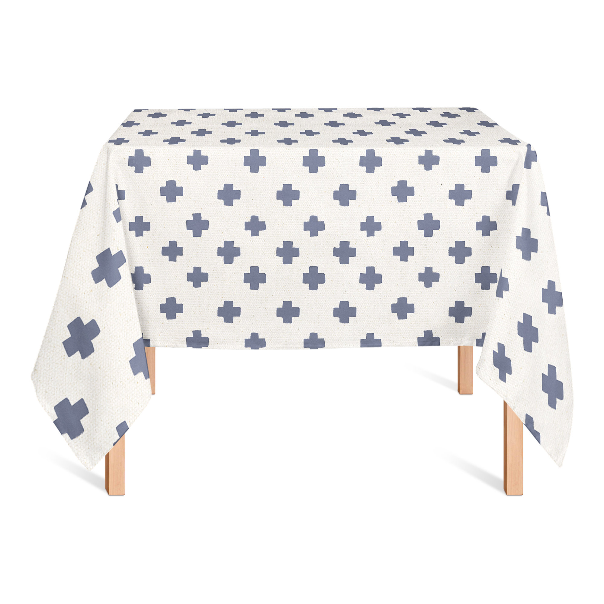 Designs Direct Creative Group Swiss Cross Pattern Yellow 2 Tablecloth ...