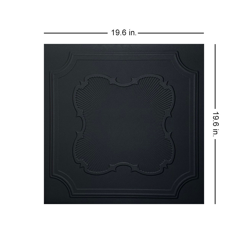 A La Maison Ceilings Coronado 1.6 ft. x 1.6 ft. Polystyrene Glue-up ...