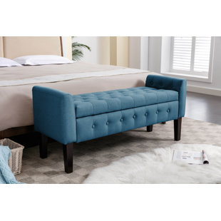 Bedroom Blue Benches You'll Love | Wayfair