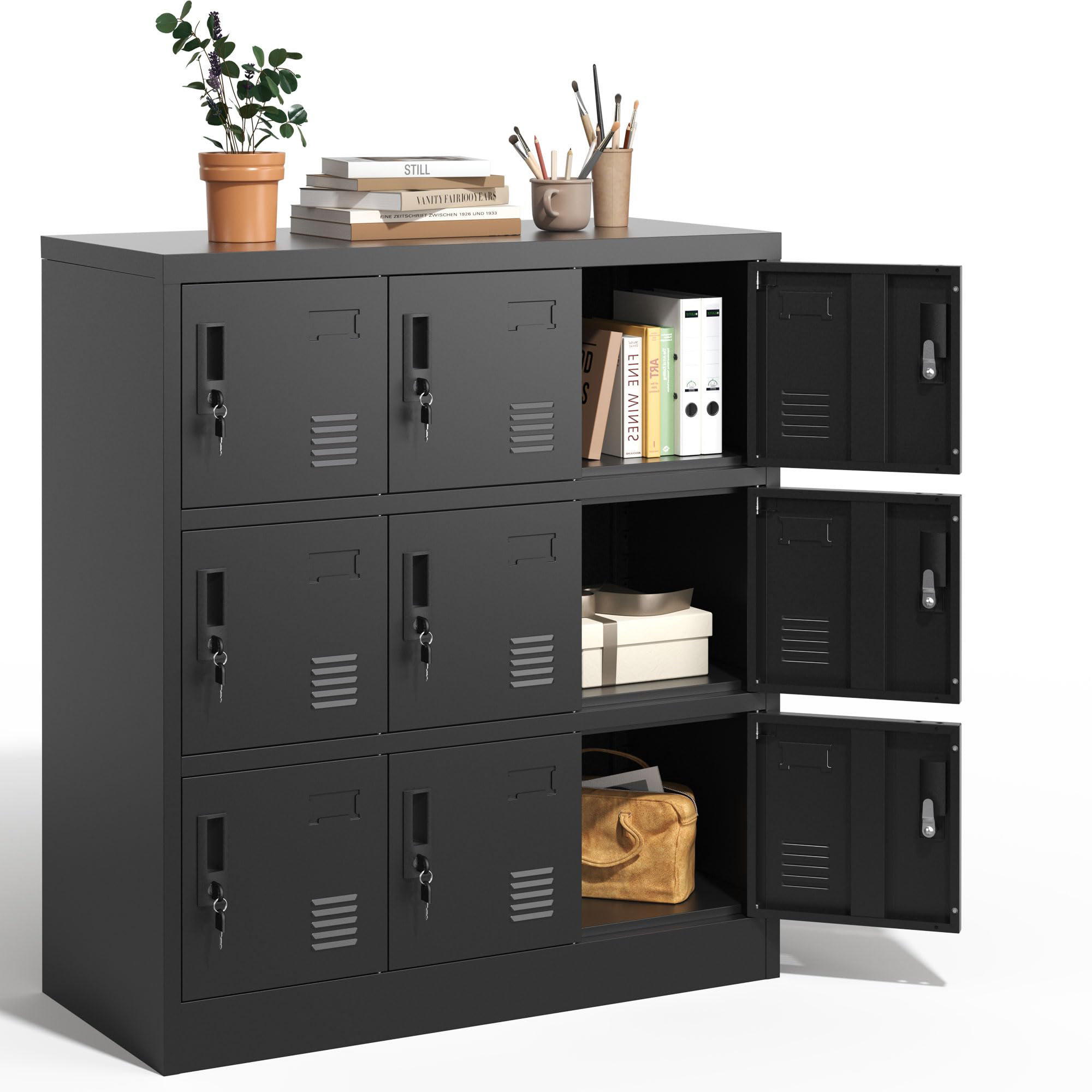 Inbox Zero 9 Door Storage Locker | Wayfair