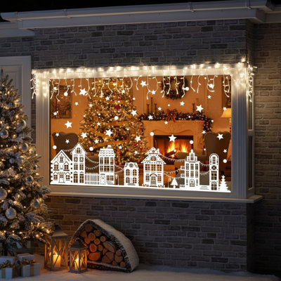 christmas window borders