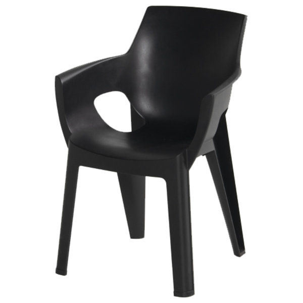 Hartmann Set Of 4 IVY Stackable Garden Chairs - White | Wayfair.co.uk