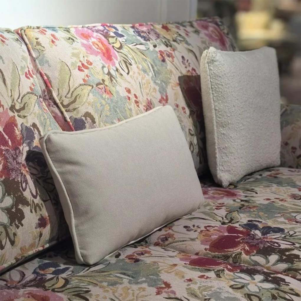 Axis Living Flower Rustic Style Fabric Sofa - Wayfair Canada