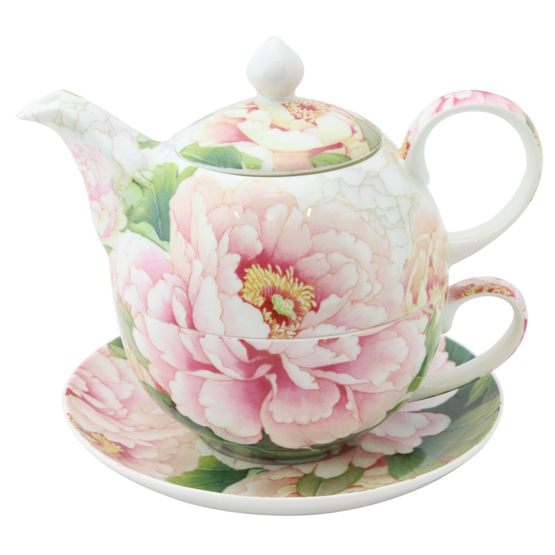Grace's Tea Ware Porcelain Tea For One Set & Reviews | Wayfair