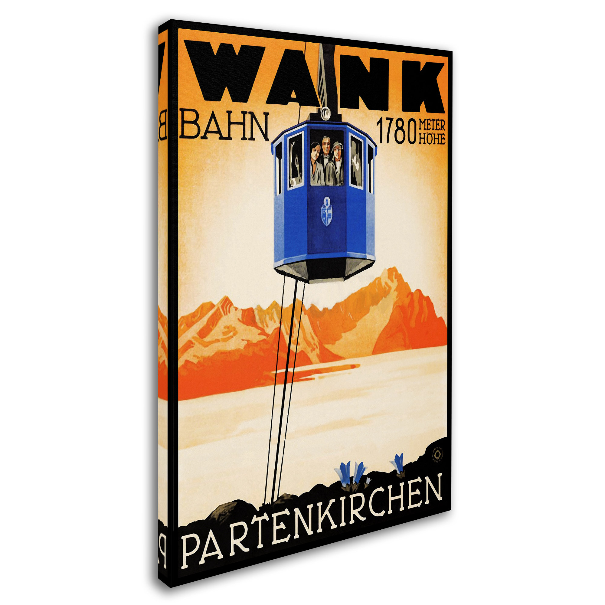 Trademark Fine Art « travel 32 », publicité sur toile tendue - Wayfair ...
