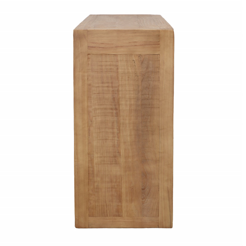 Dovetail Furniture Sonya 65" Wide Solid Reclaimed Pine Console Table ...