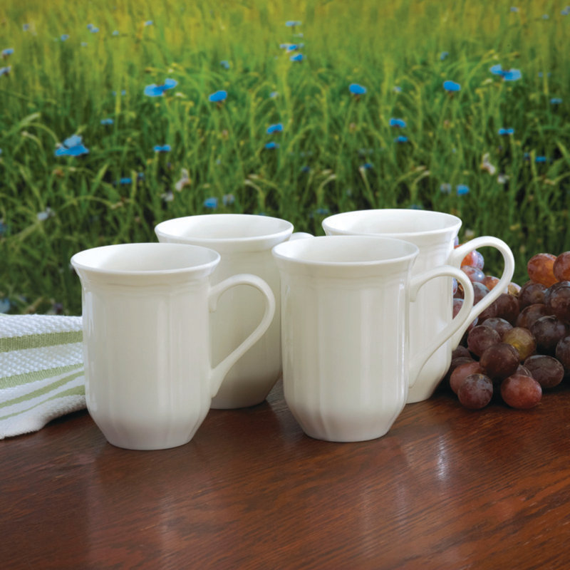 Mikasa Antique White 14 oz. Coffee Mugs & Reviews | Wayfair
