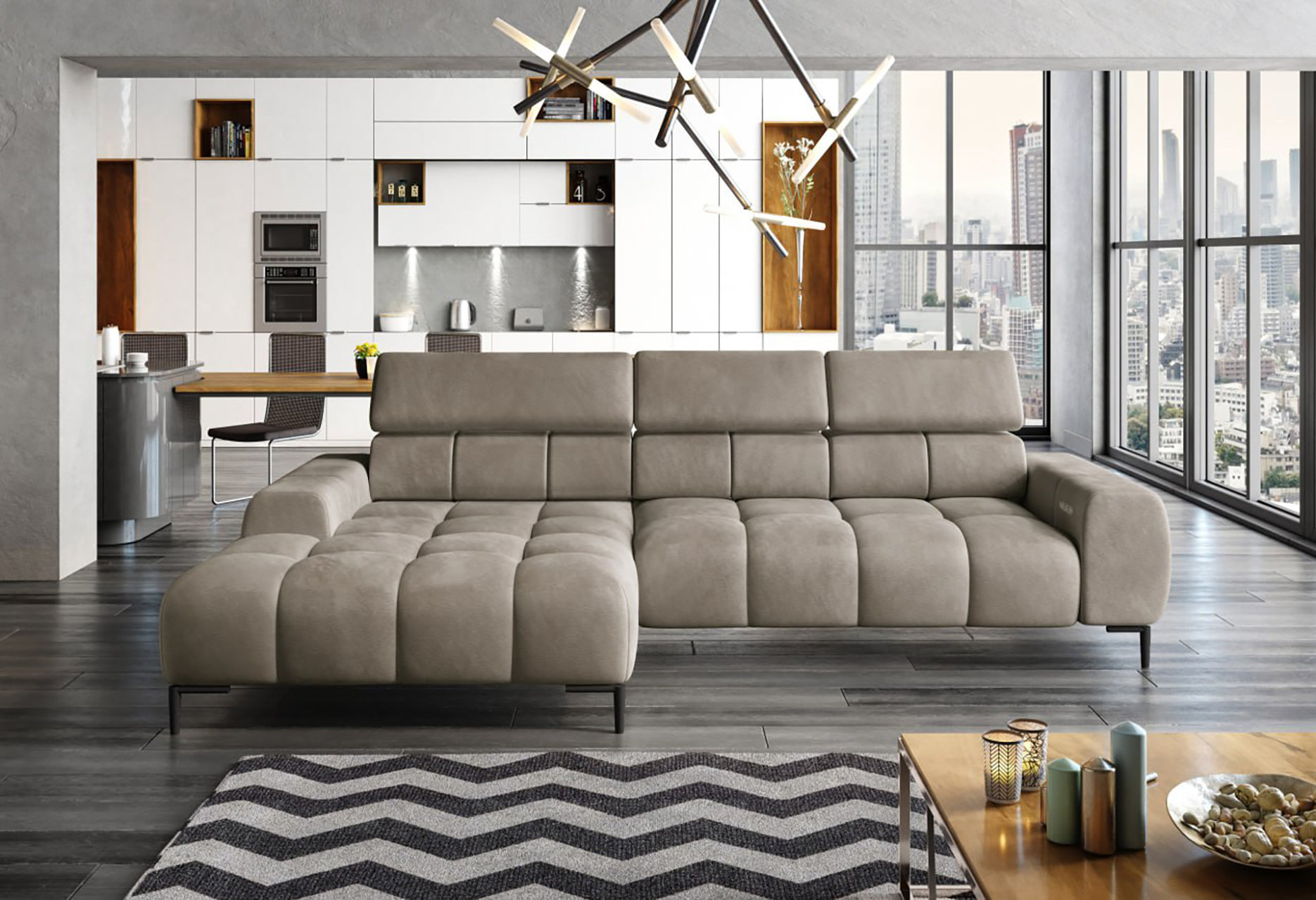 Orren Ellis Plaza Sectional Left Facing Chaise - Wayfair Canada