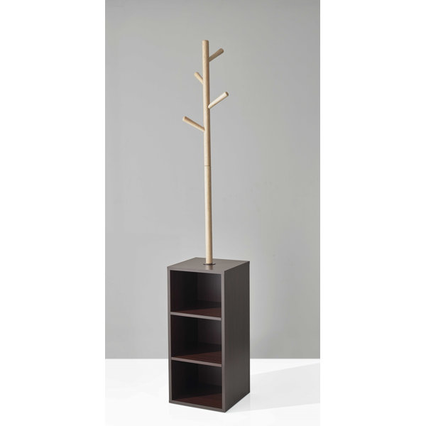 Corrigan Studio® Hollingshead Hall Tree with Shoe Storage & Reviews ...