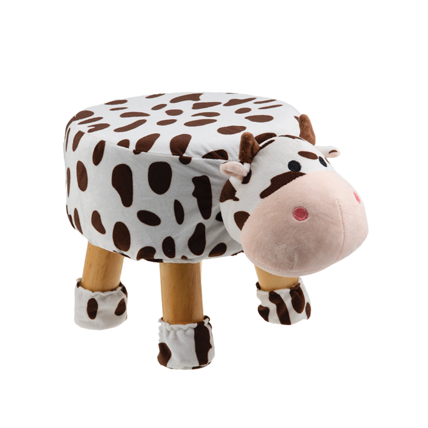Harriet Bee Kamarion Cow Kids' Stool with Bluetooth Speaker ...