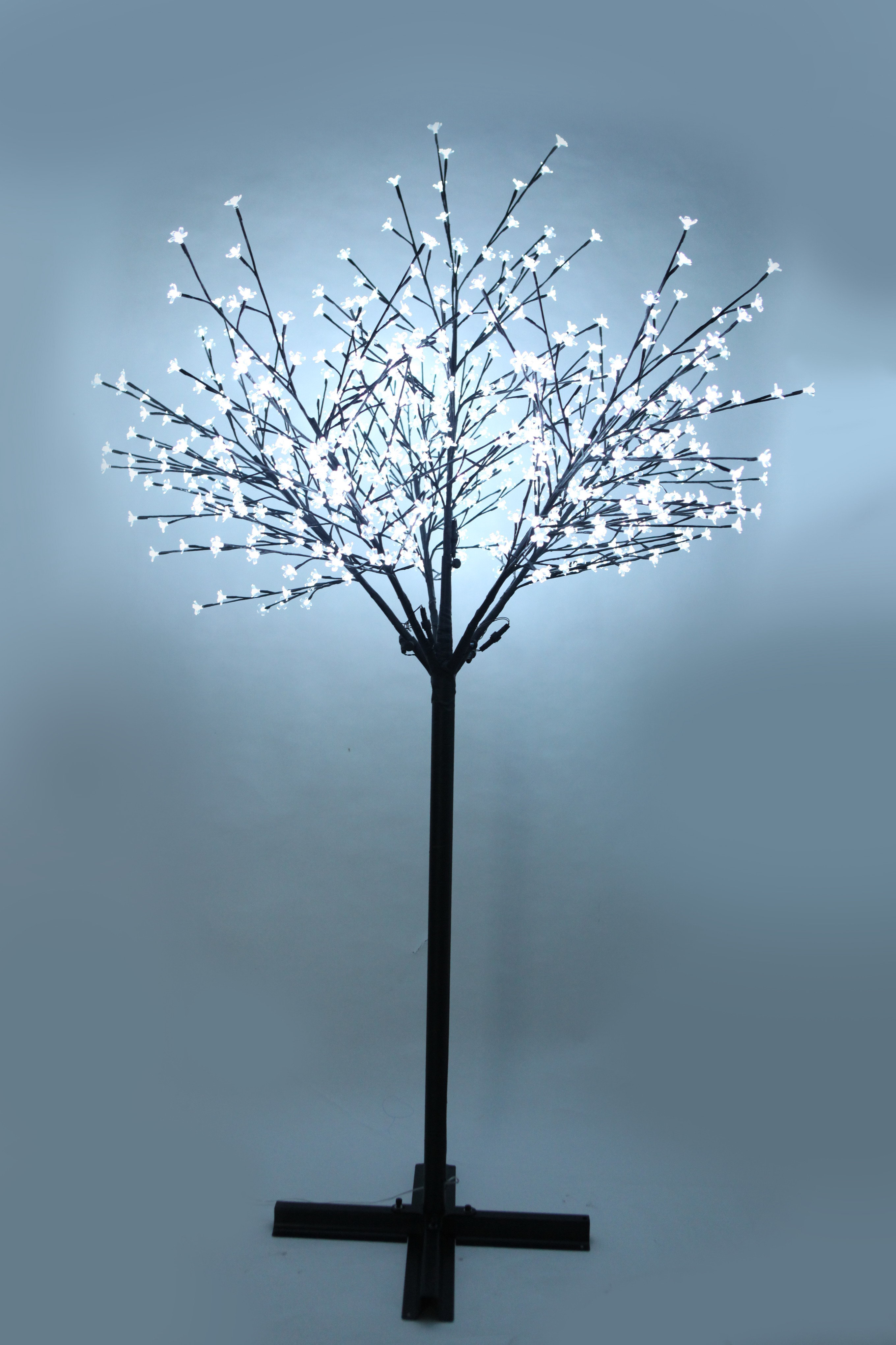 Hi-Line Gift Ltd. 82in Indoor/Outdoor Cherry Blossom Tree with 600 LED ...