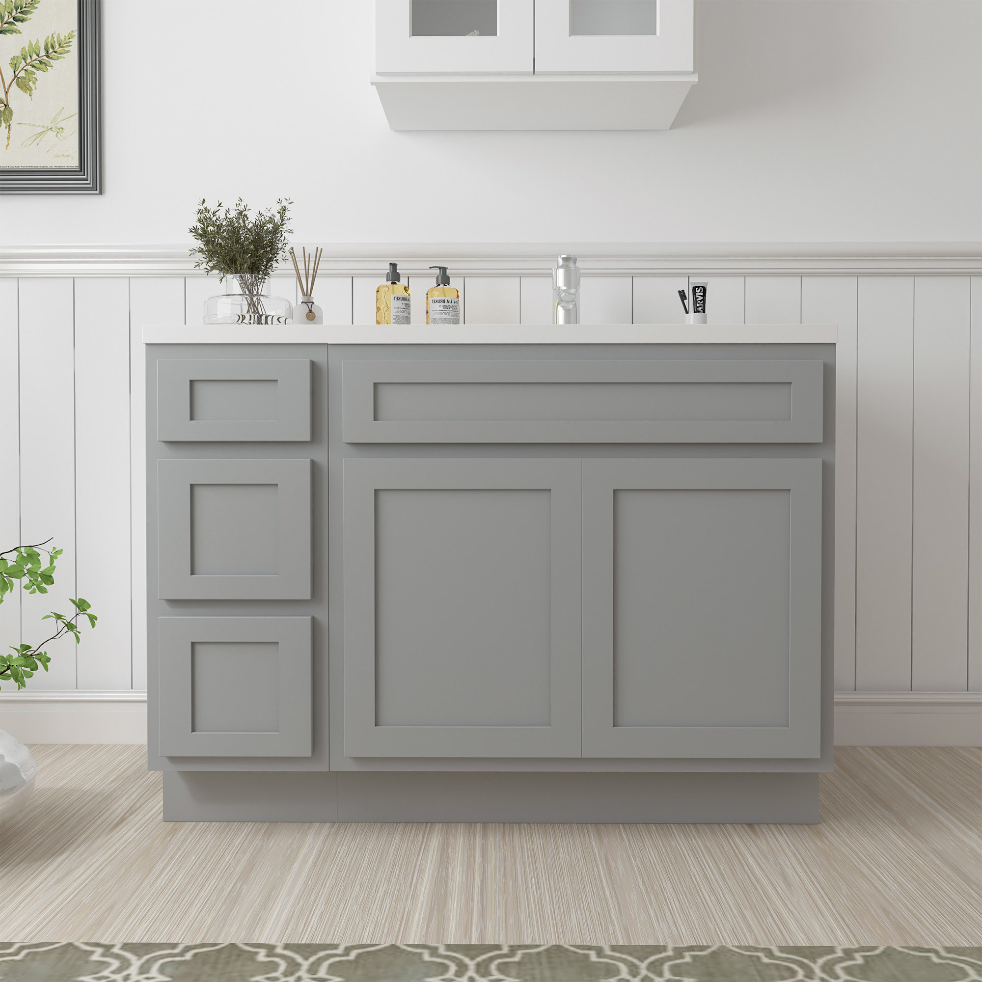 Home Beyond 42'' Single Bathroom Vanity Base Only | Wayfair
