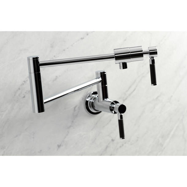 Kingston Brass Kaiser Single Handle Pull Down Kitchen Faucet & Reviews ...
