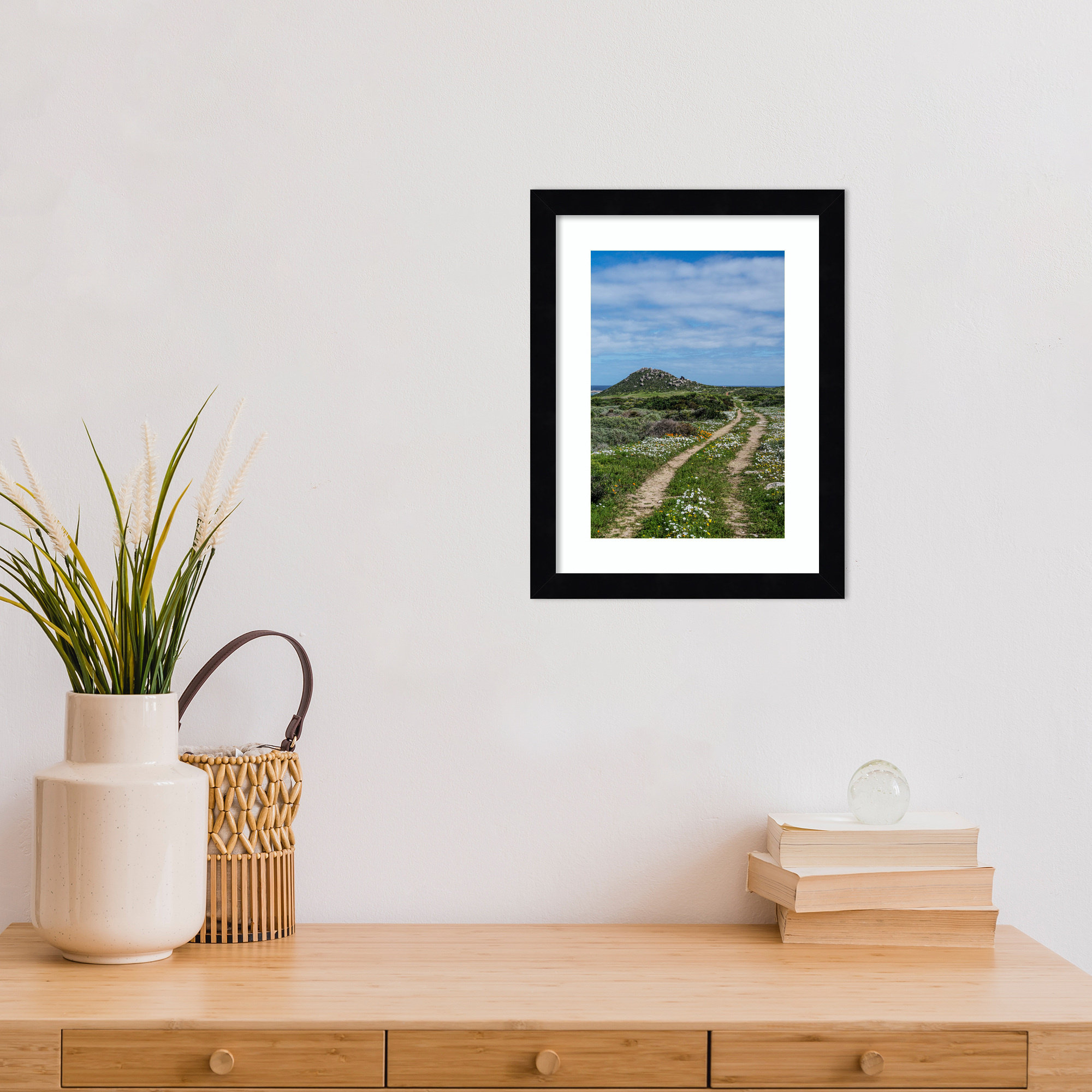 Millwood Pines Daisy Path by Shot by Clint Wood Framed Wall Art Print ...