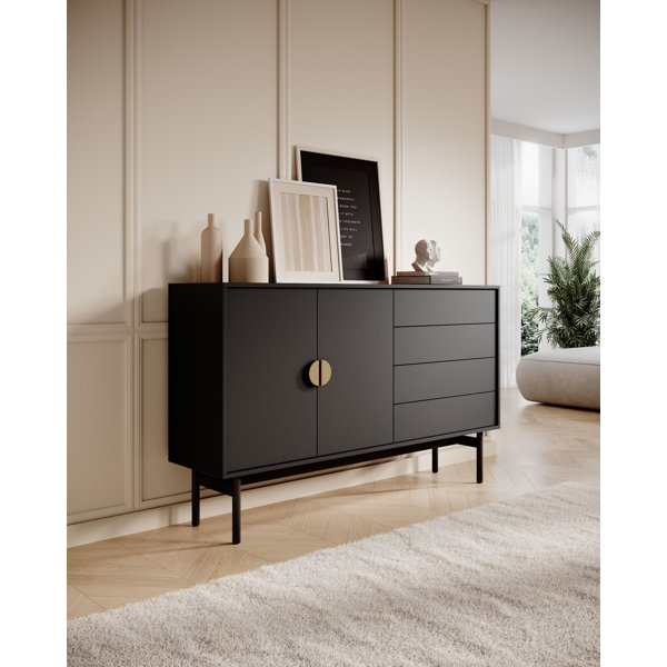Latitude Run Stoon 2-Door Chest with Drawers, 154 cm | Wayfair.co.uk