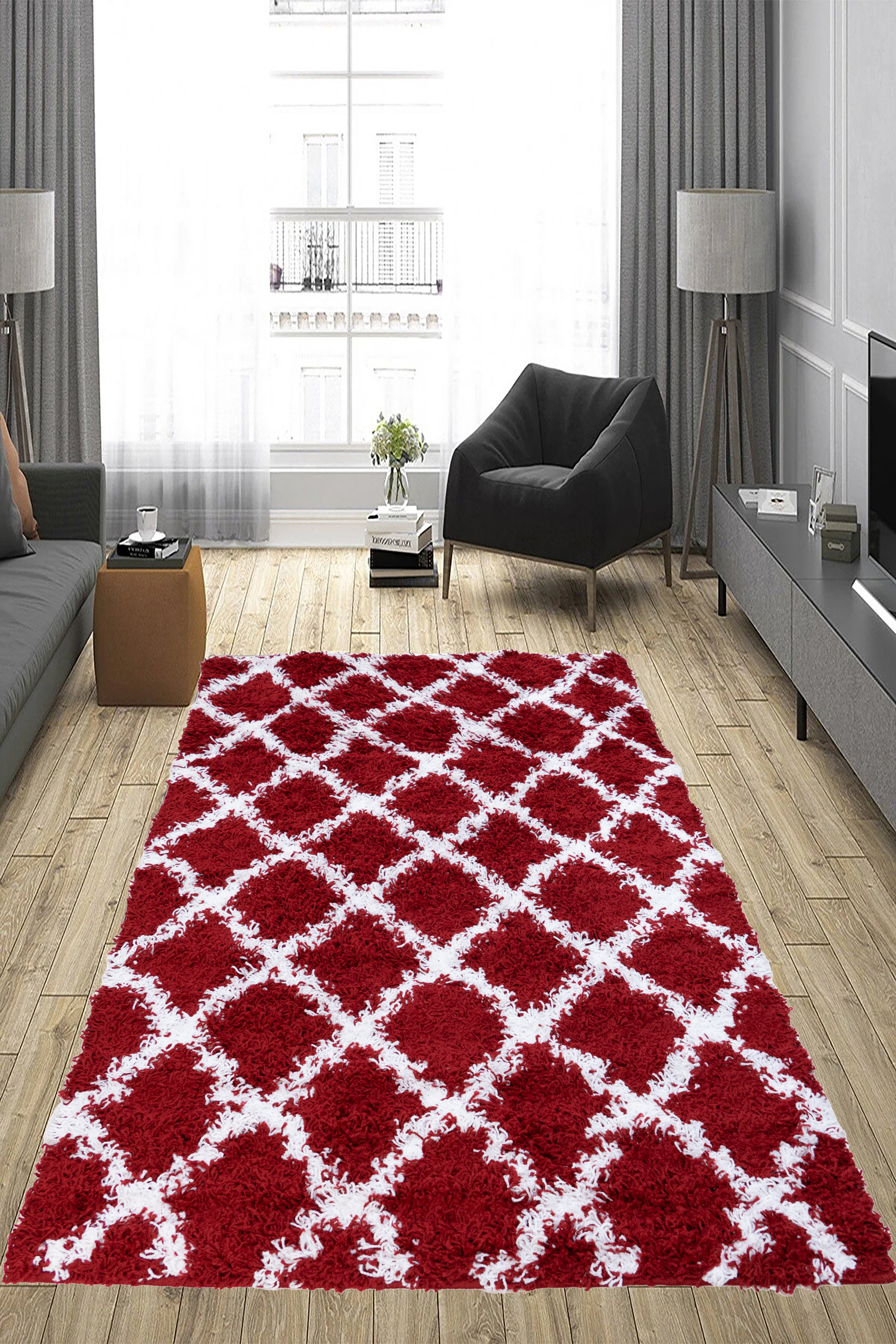 Charlton Home High Pile Shaggy Area Rugs - Wayfair Canada