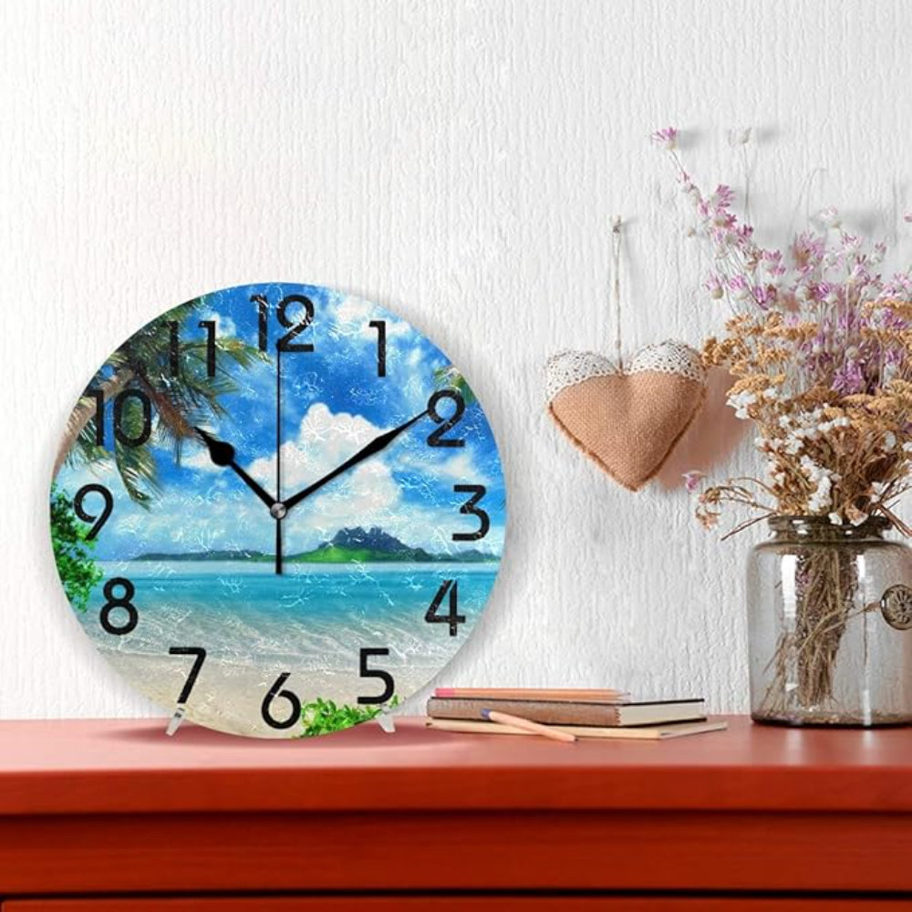Beachcrest Home™ Naanle 3D Stylish Tropical Palm Tree Island Summber ...