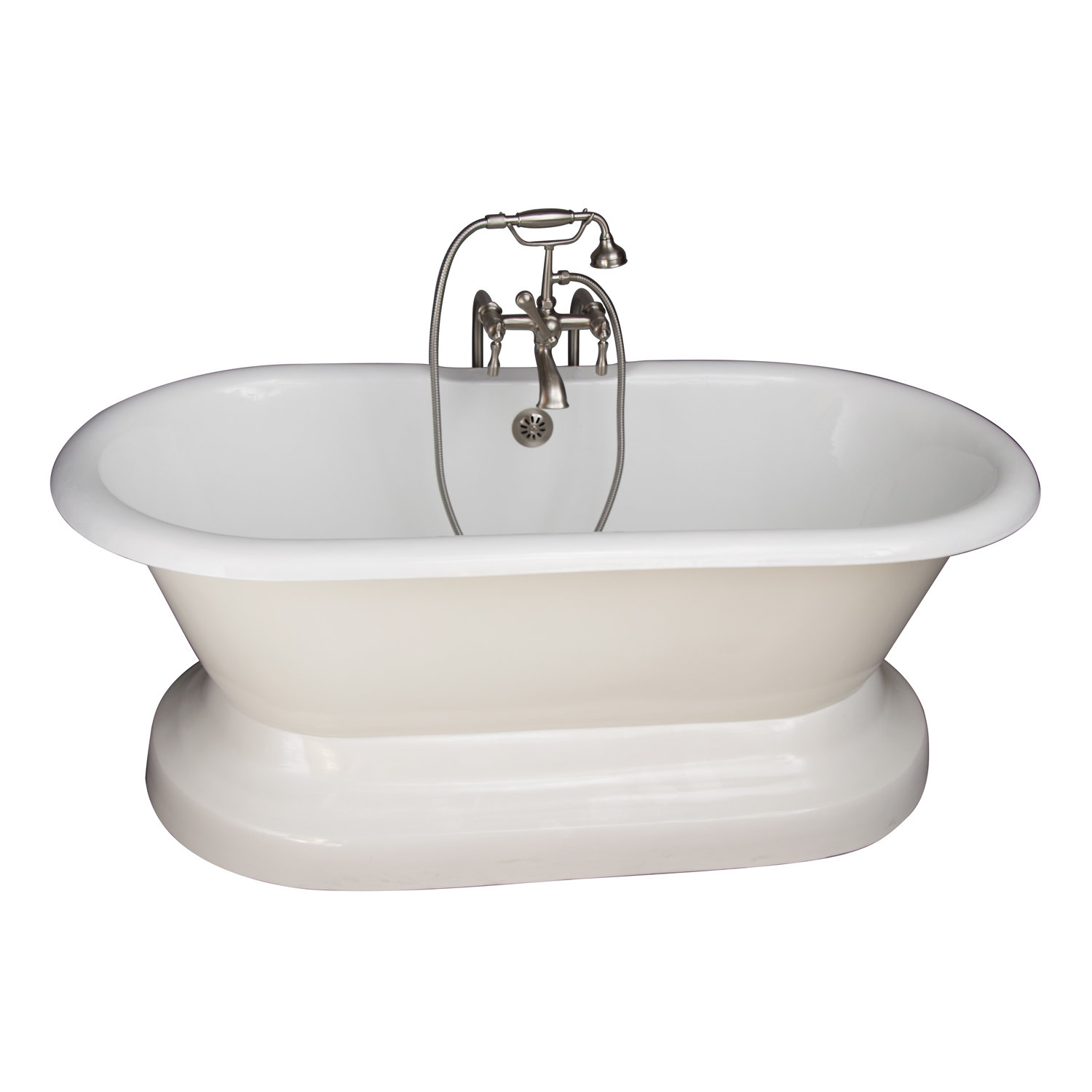 Barclay 66" x 32" Freestanding Soaking Cast Iron Bathtub | Wayfair