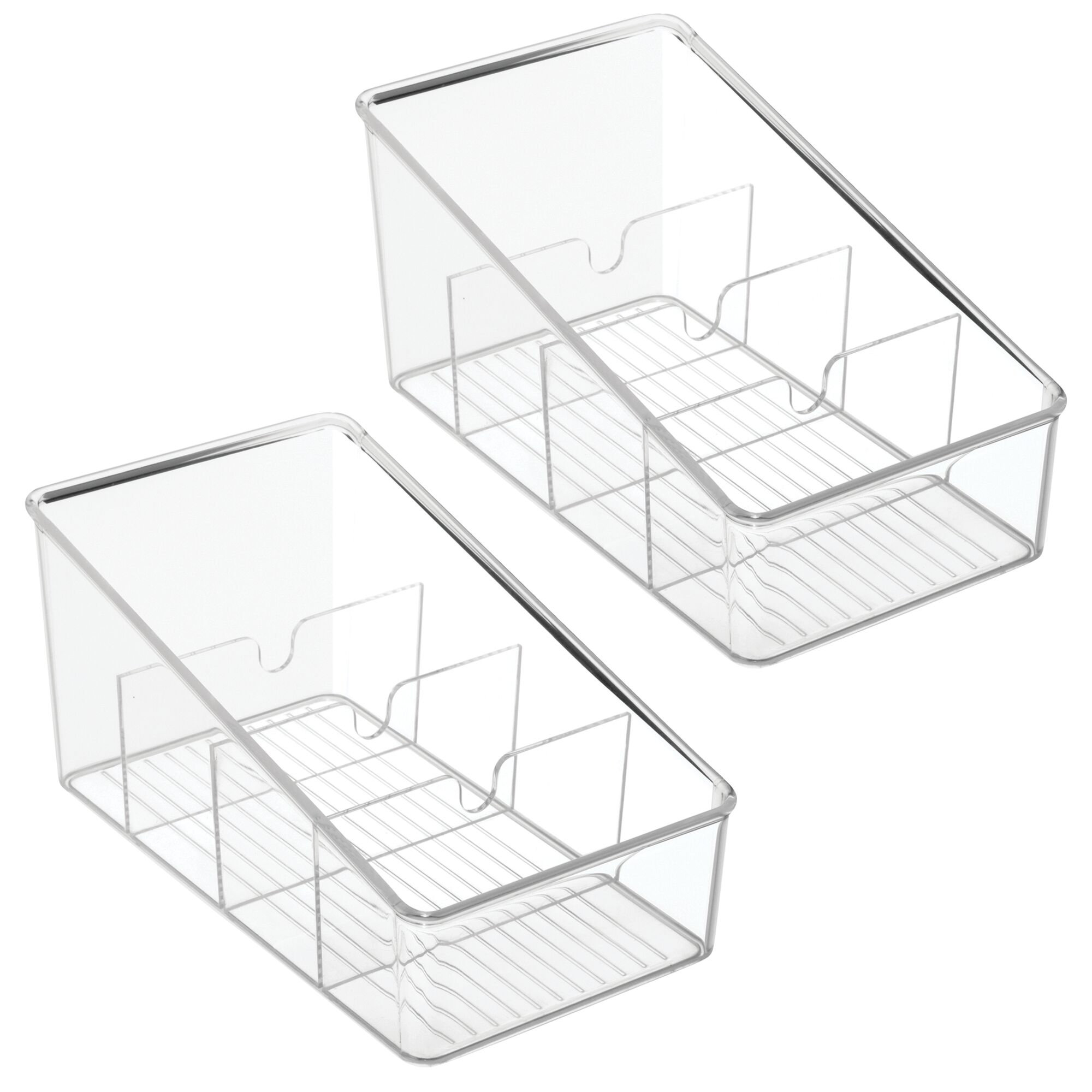 iDesign Divided Packet Organizer for Kitchen and Pantry Storage ...